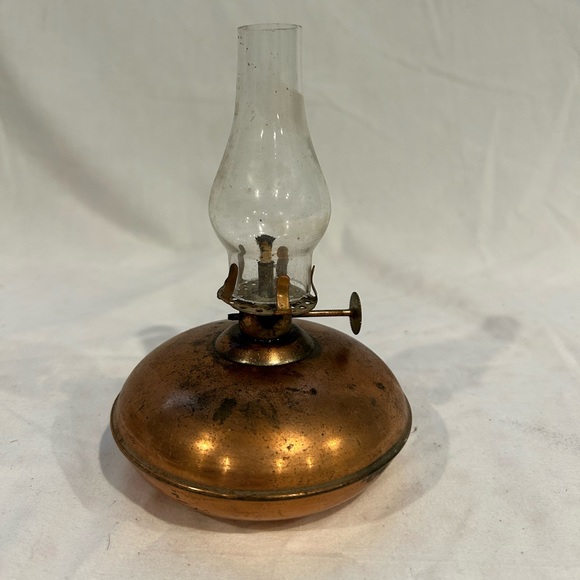 Vintage | Accents | Vintage Mini Copper Oil Lamp Mini Lamp French ...